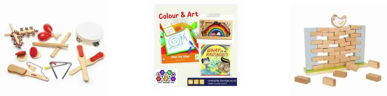 STEAM Toys for 3 to 6 years | Backpacks for Meath Libraries – Mimitoys.ie