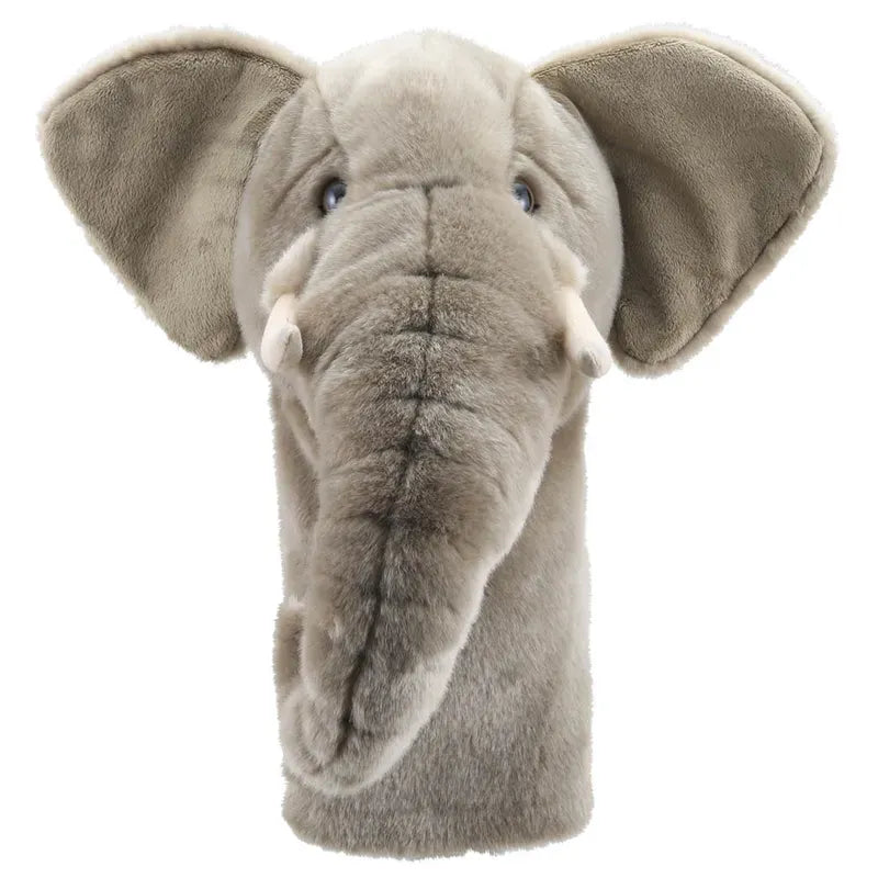 Giant Head Elephant Hand Puppet | Soft Animal Toy – Mimitoys.ie